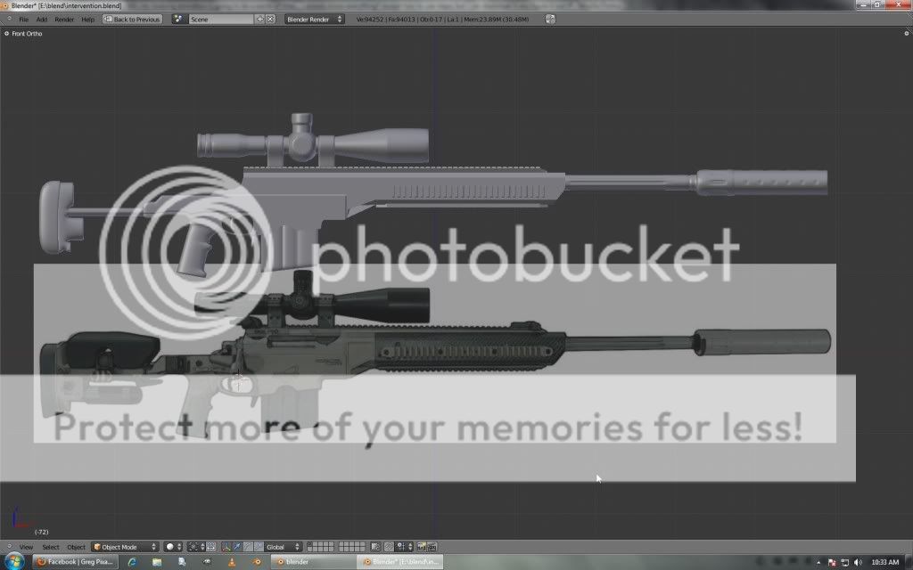 ASHBURY ASW338 - Modern Sniper - Works in Progress - Blender Artists ...
