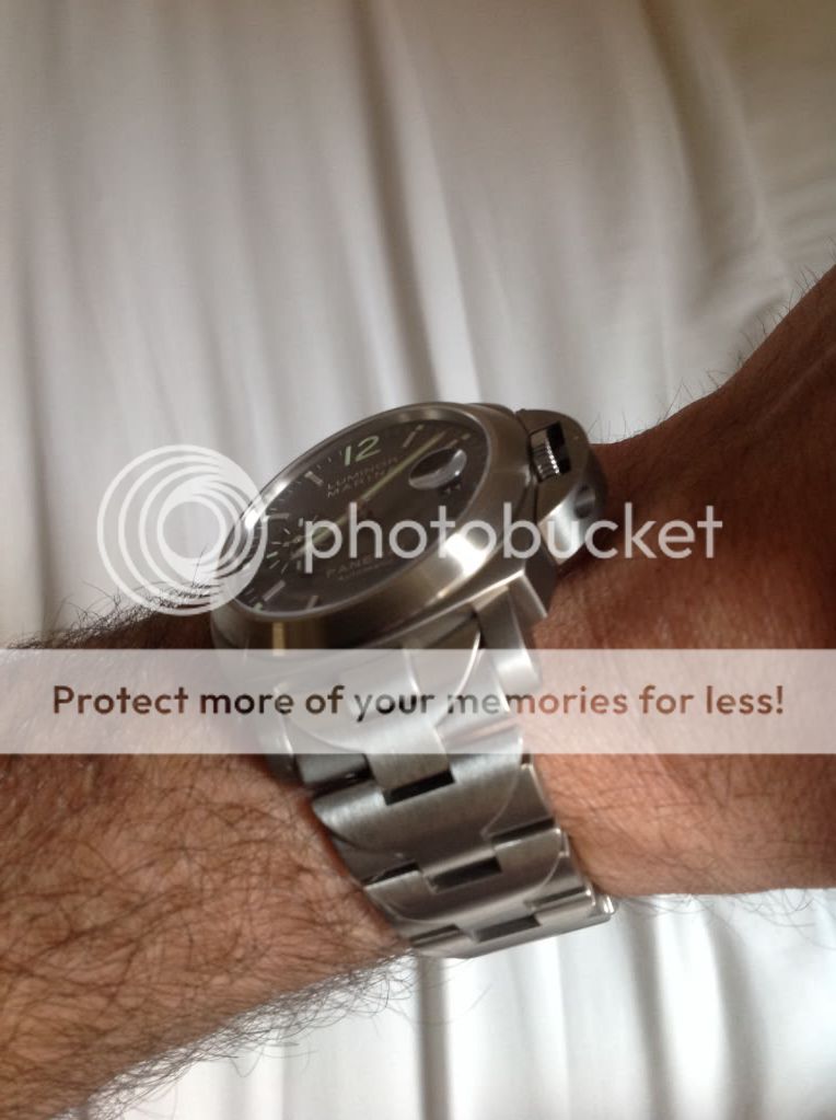 FSOT : immaculate Officine Panerai PAM 91 full titanium Luminor Marina ...